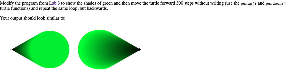 Solved Modify the program from Lab 3 to show the shades of | Chegg.com