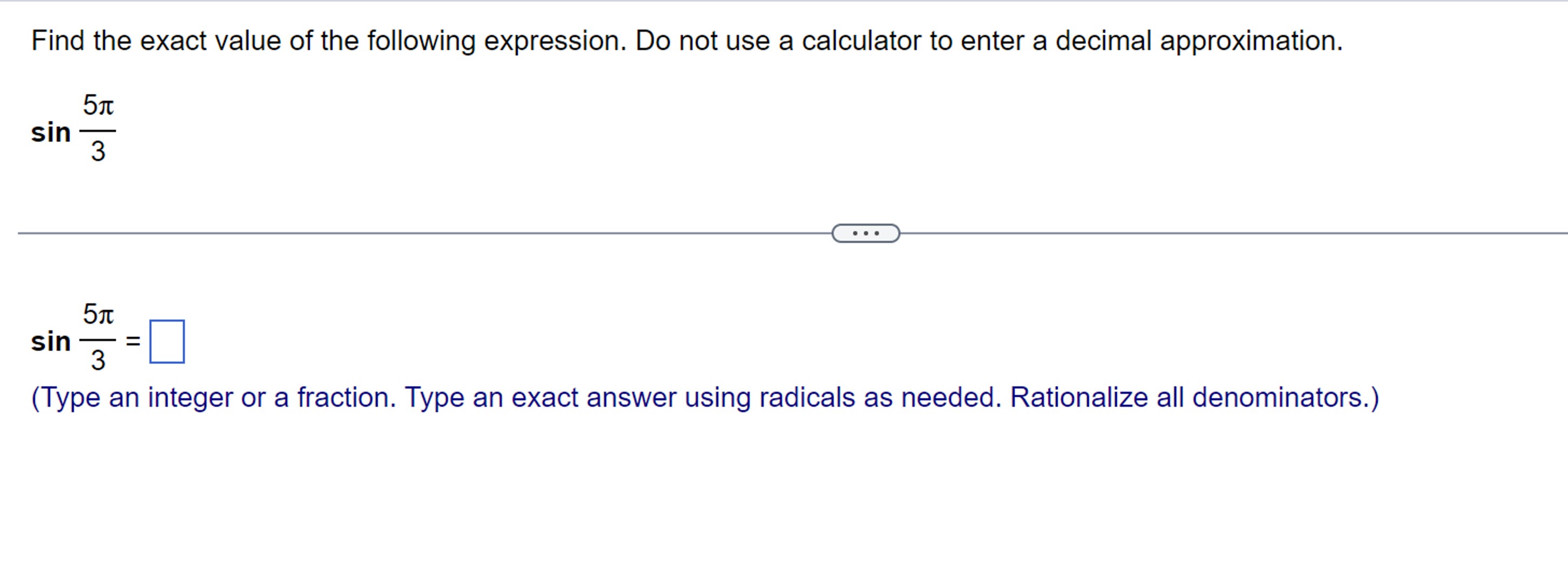 Solved Find the exact value of the following expression. Do | Chegg.com