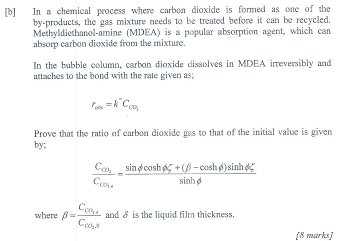 Solved In a chemical process where carbon dioxide is formed | Chegg.com