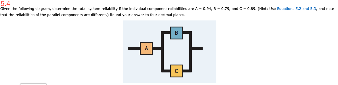 Solved 5.4Given the following diagram, determine the total | Chegg.com