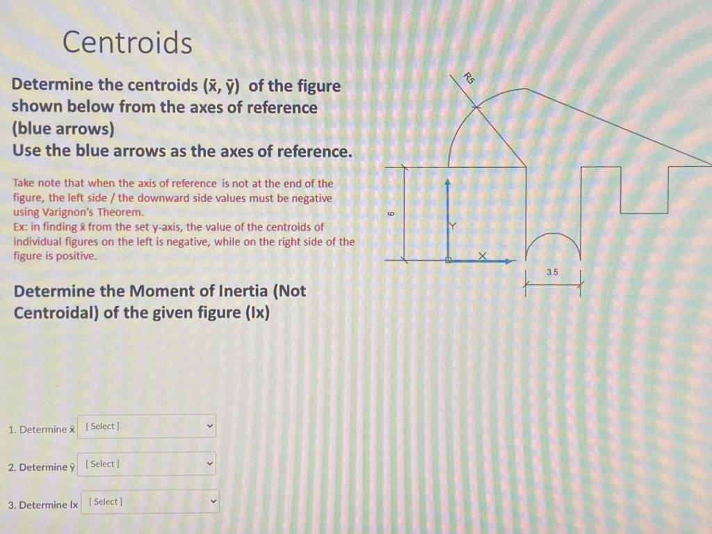 Solved Centroids 25 Determine the centroids (x, ) of the | Chegg.com