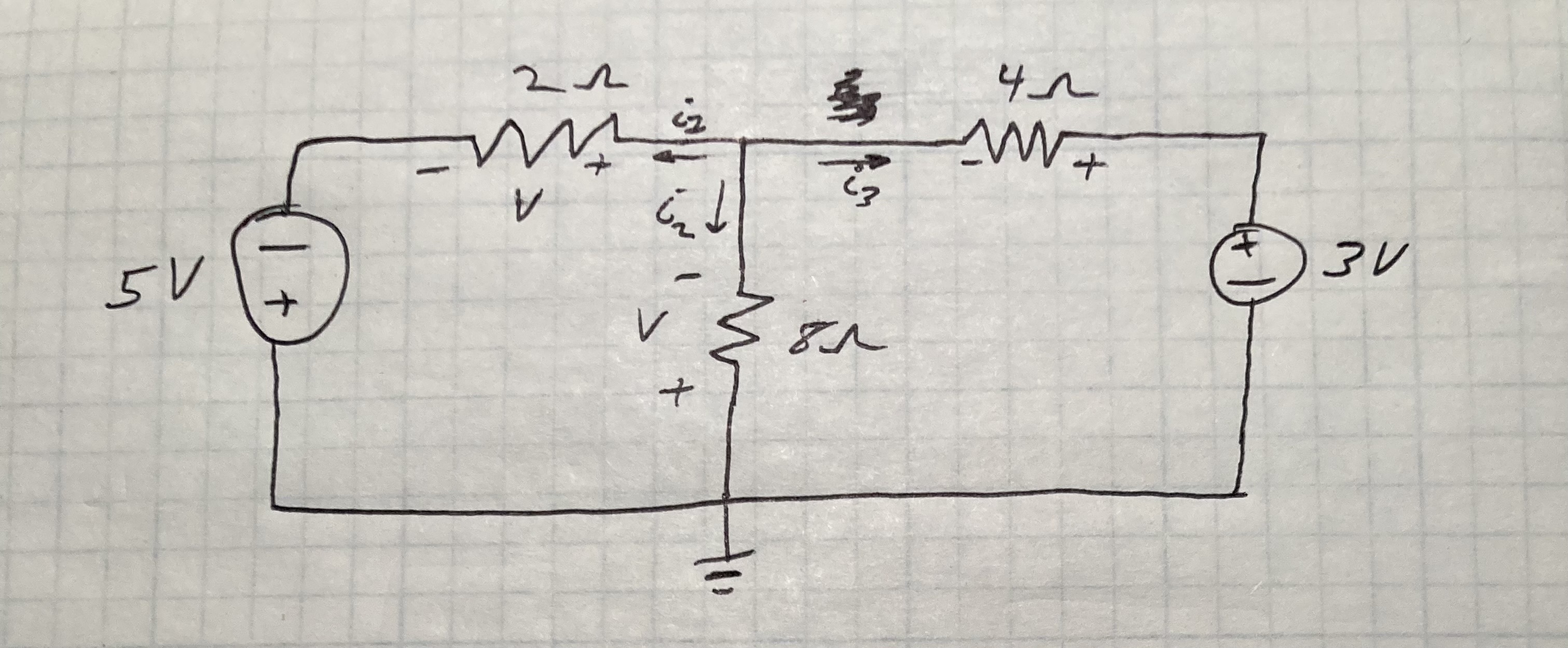 Solved please help me solve for voltage and current across | Chegg.com