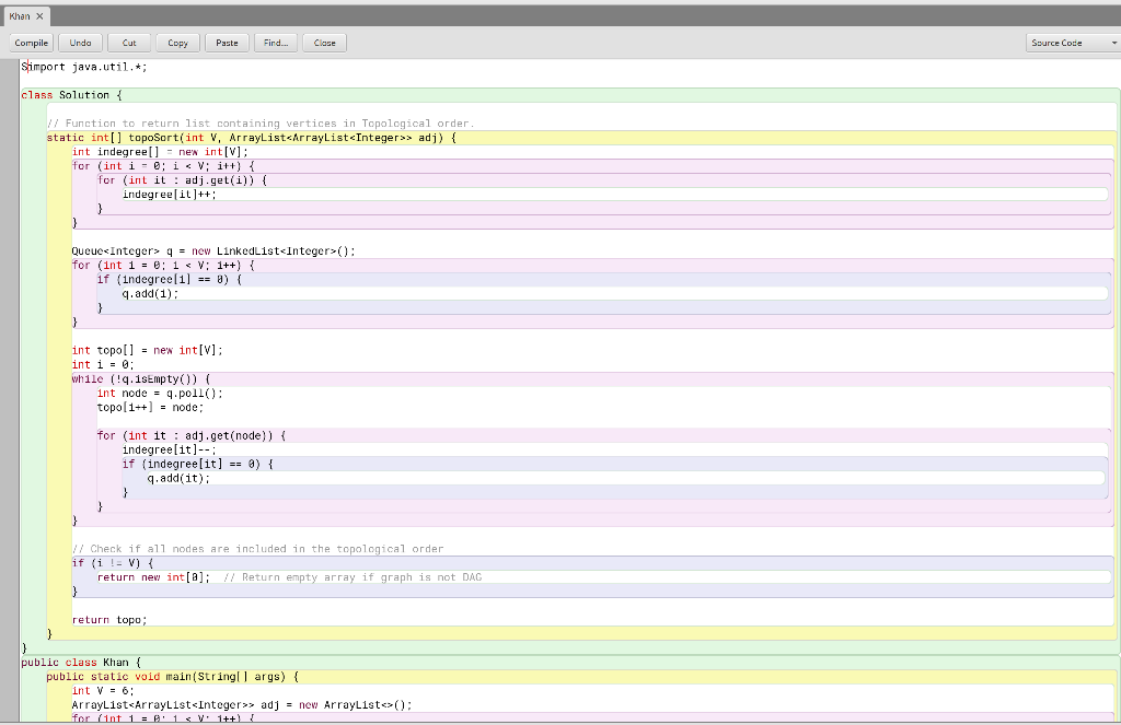 Solved Snurce Code tt java,util, *; Solution \{ Function to | Chegg.com