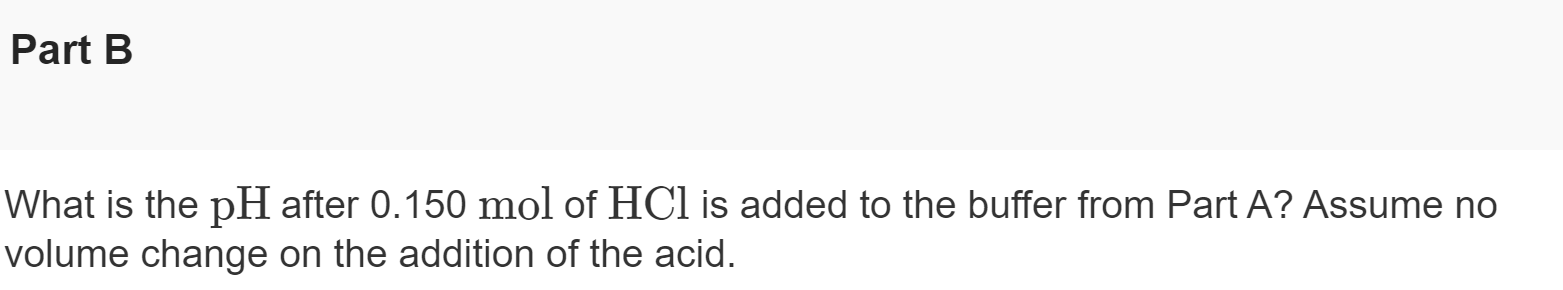 Solved What is the pH of a buffer prepared by adding 0:506 | Chegg.com