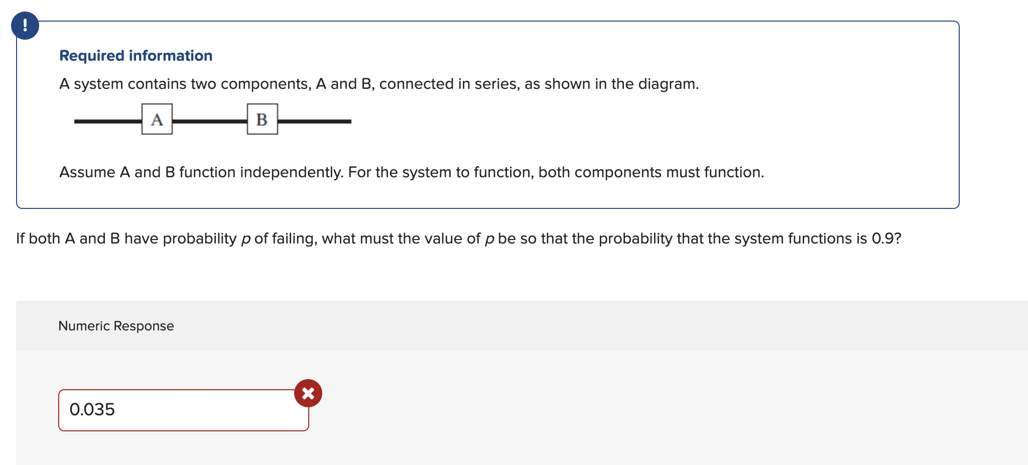 Solved Required information A system contains two | Chegg.com