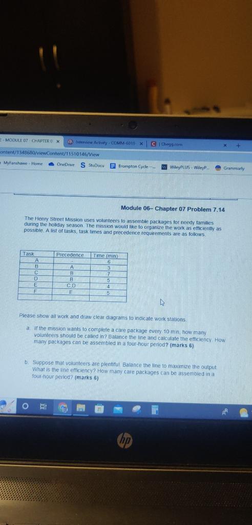 Solved Module 06- Chapter 07 Problem 7:14 The Henry street | Chegg.com