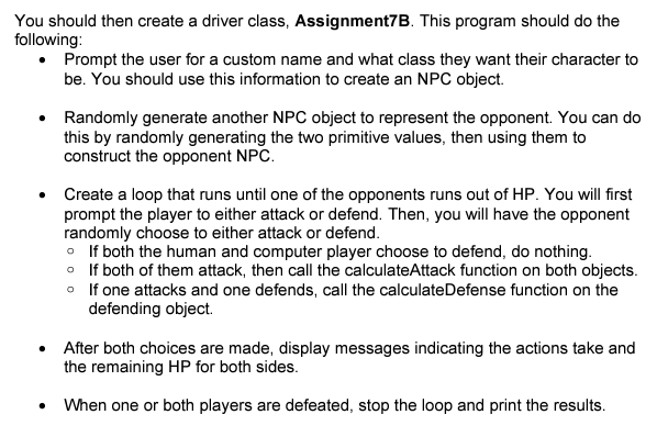 Solved Assignment 7B: Battle! For our last assignment in CSE | Chegg.com
