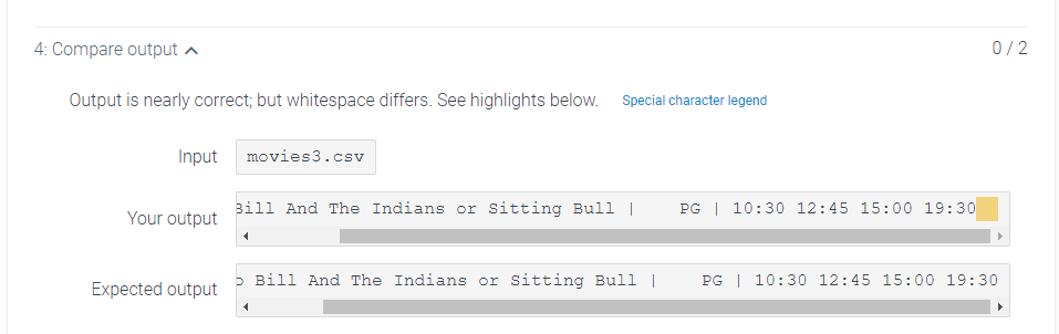Solved i need help all i need is the extra spacing corrected | Chegg.com