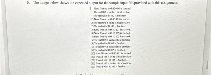 Solved In this question, a process will create multiple | Chegg.com