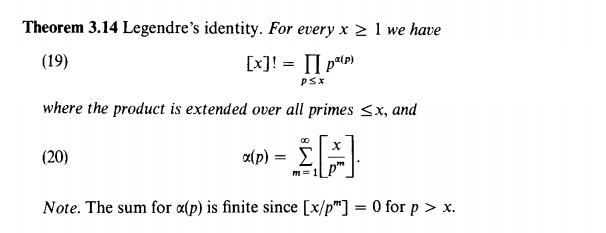 Solved Theorem 3.14 Legendre's identity. For every x 2 1 we | Chegg.com