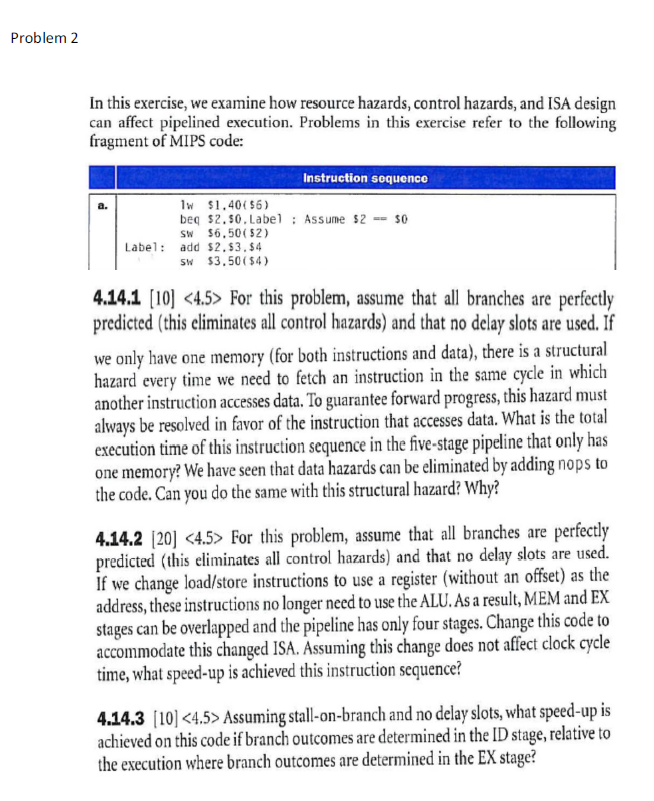 Problem 2 In this exercise, we examine how resource | Chegg.com