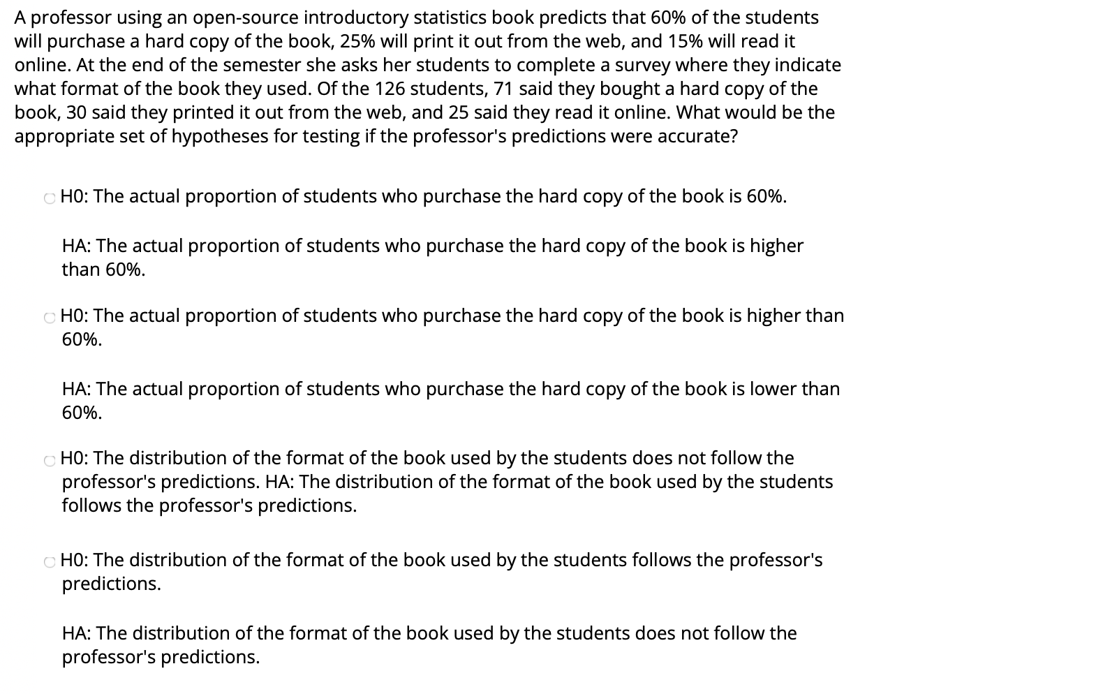 Solved A professor using an open-source introductory | Chegg.com