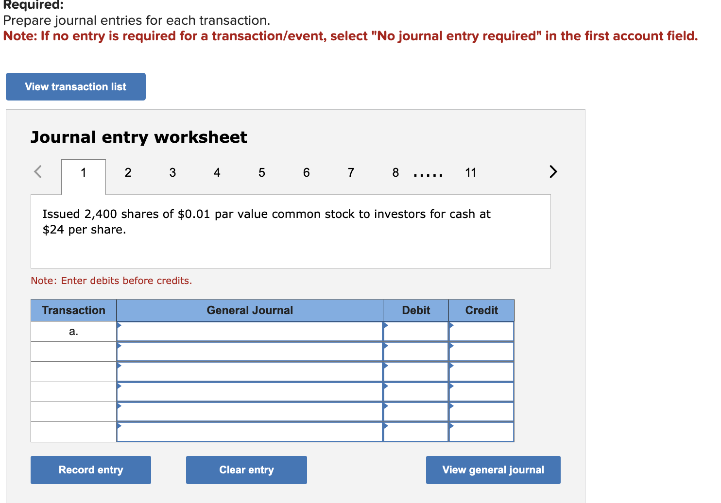 Solved Journal entry worksheet \begin{tabular}{cccc}