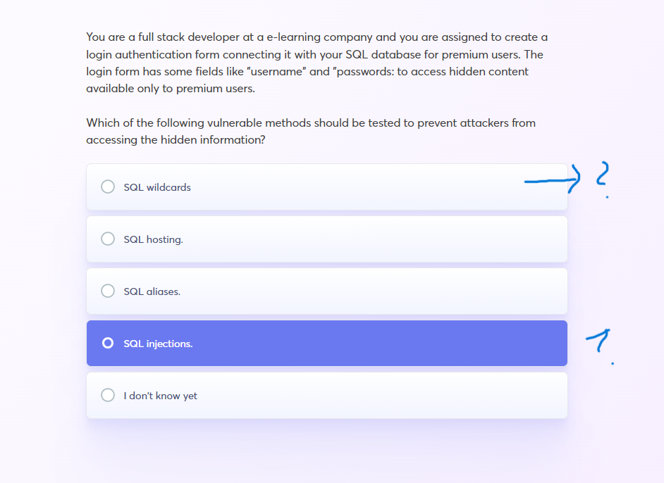 Solved You are a full stack developer at a e-learning | Chegg.com