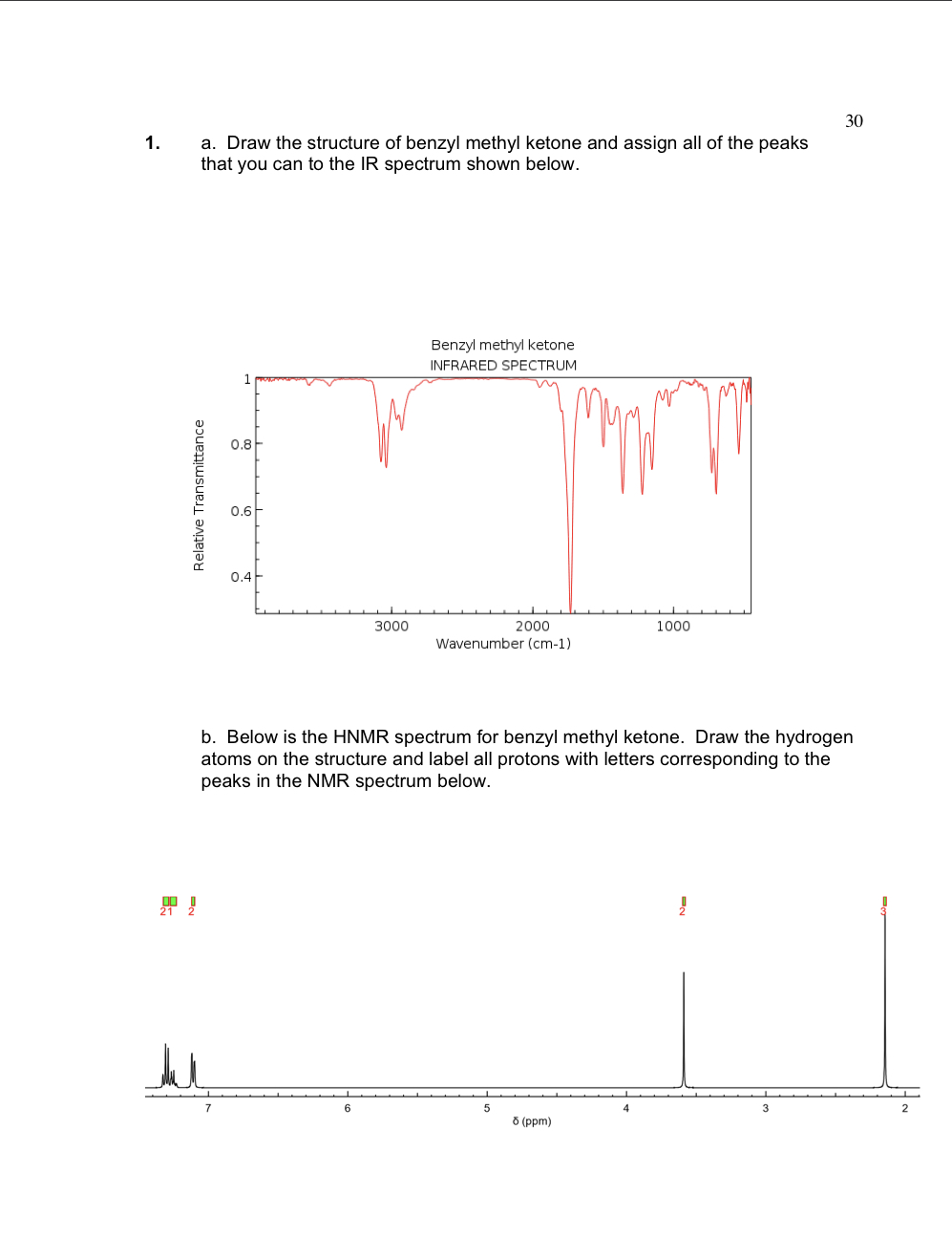 Solved 30 1. a. Draw the structure of benzyl methyl ketone | Chegg.com