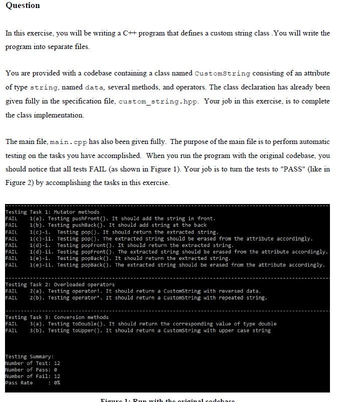 Solved Question In this exercise, you will be writing a CH | Chegg.com