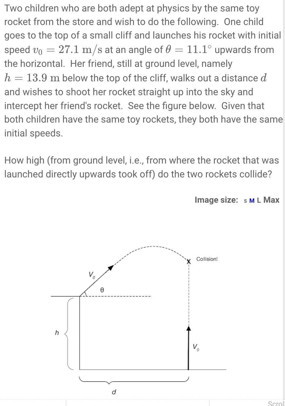 Solved Two children who are both adept at physics by the | Chegg.com