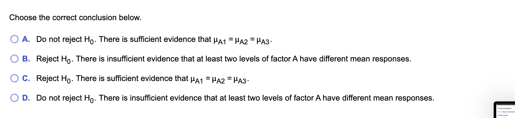 Solved Consider the following data for a two-factor | Chegg.com