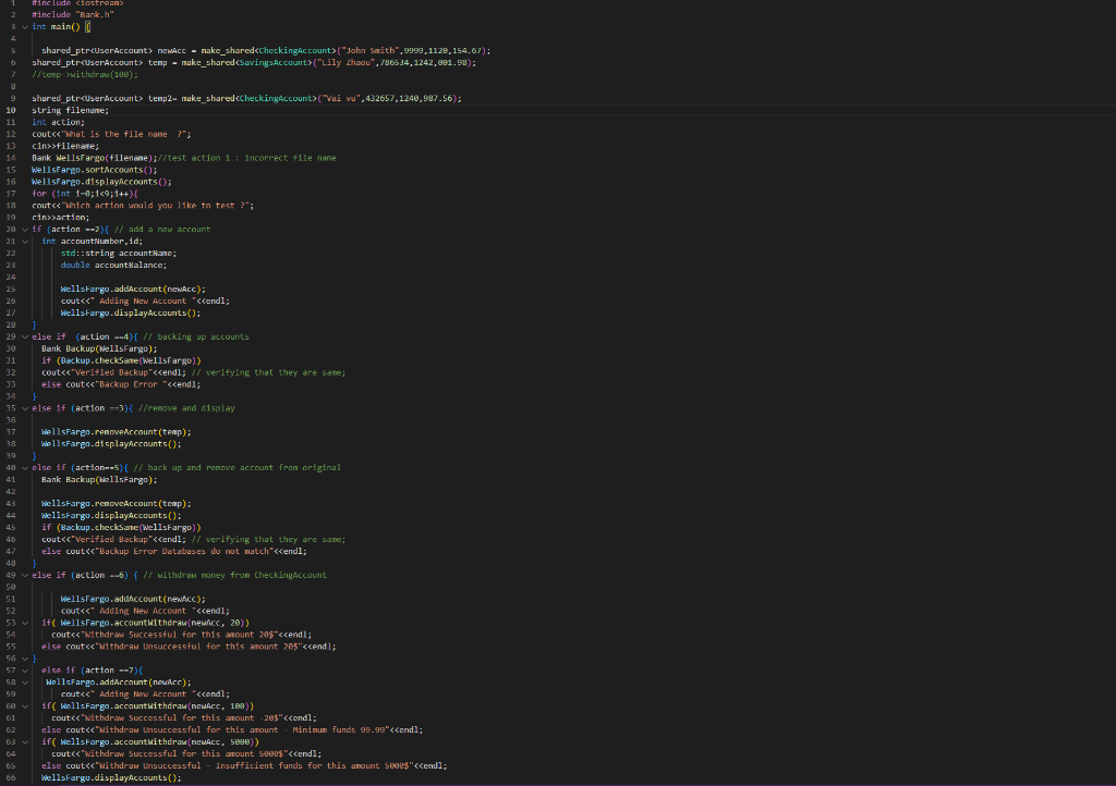 Solved Tests: 1. Check for incorrect file name or non | Chegg.com