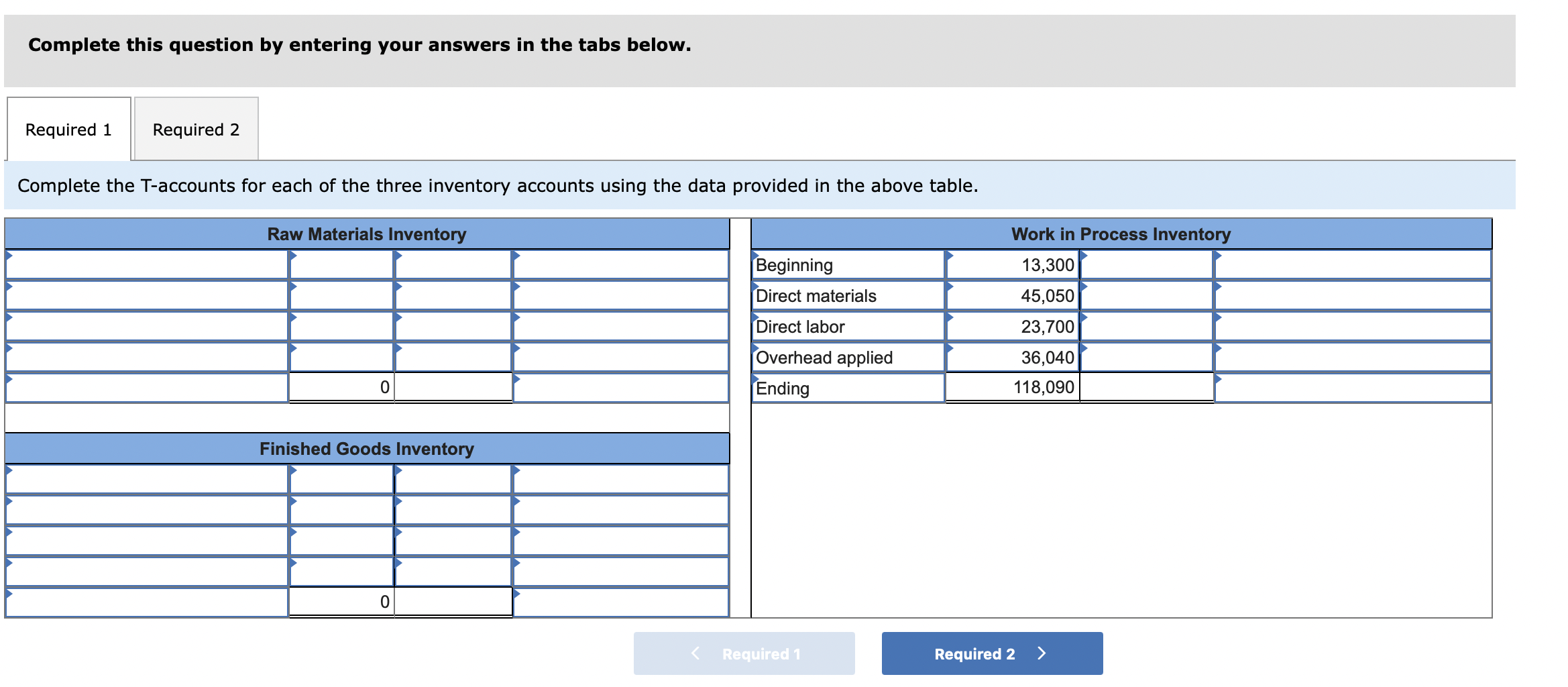 Solved 1. Complete the T-accounts for each of the three | Chegg.com Solved 1. Complete the T-accounts for each of the three | Chegg.com