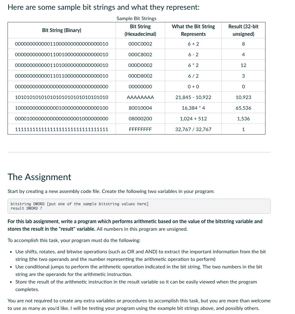 Please read the code descriptions carefully and make | Chegg.com