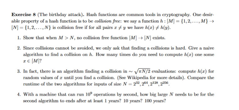 Solved Exercise 5. You and your uncle want to compare your | Chegg.com