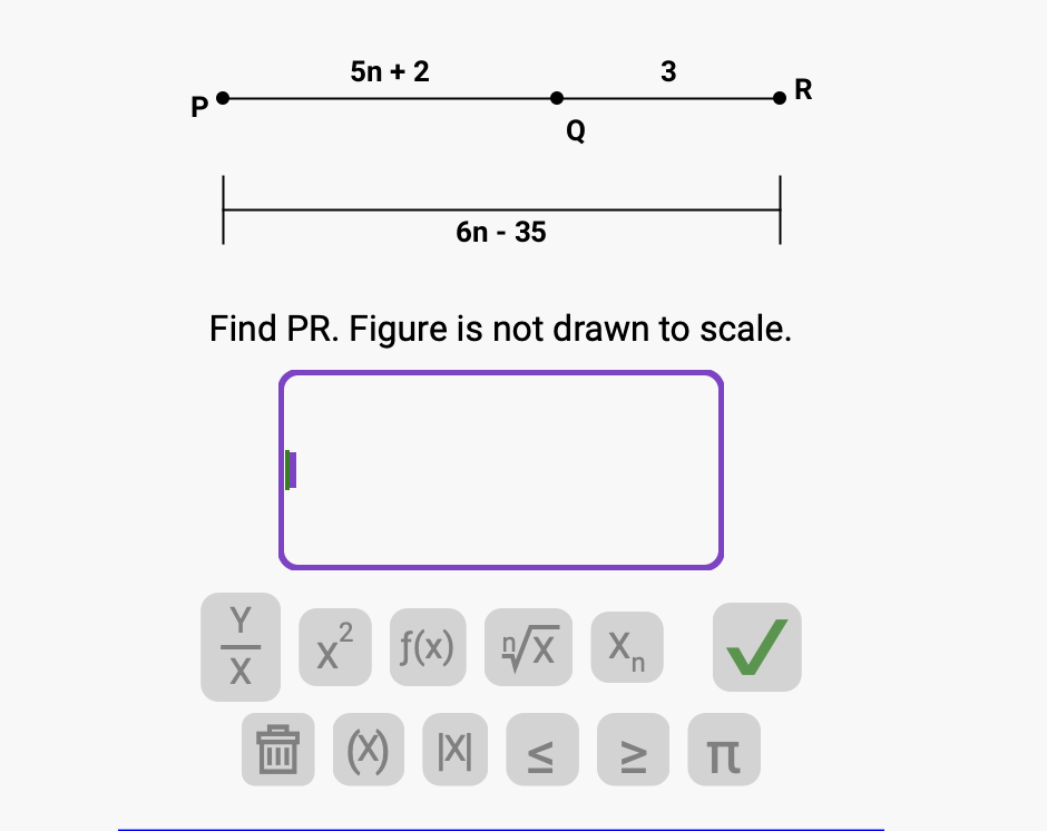 Solved Find PR. Figure is not drawn to scale. | Chegg.com