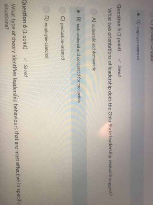 Solved Question 2 (1 point) Saved What is the most | Chegg.com