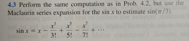 Solved 4.3 Perform the same computation as in Prob. 4.2, but | Chegg.com