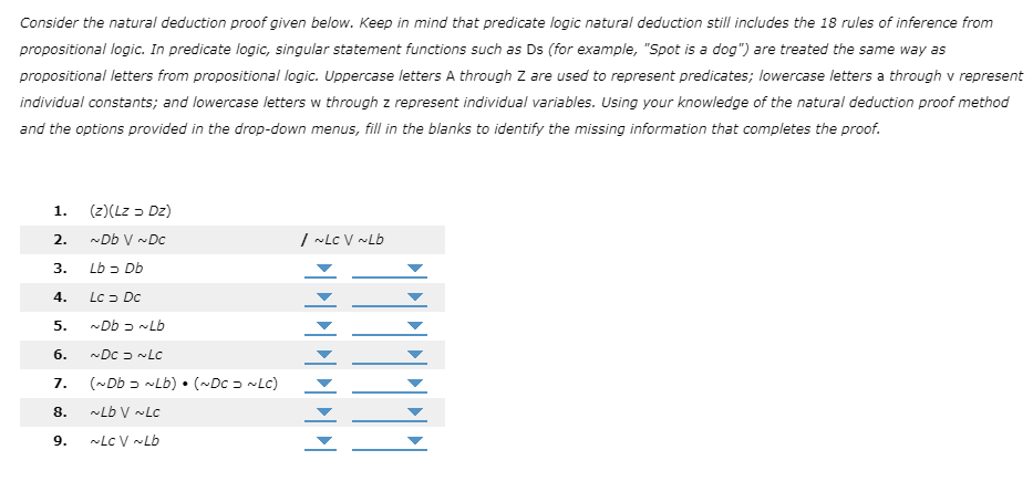 Solved Consider The Natural Deduction Proof Given Below