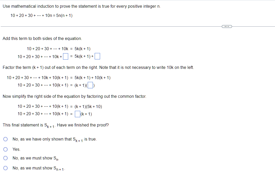 Solved Use mathematical induction to prove the statement is | Chegg.com