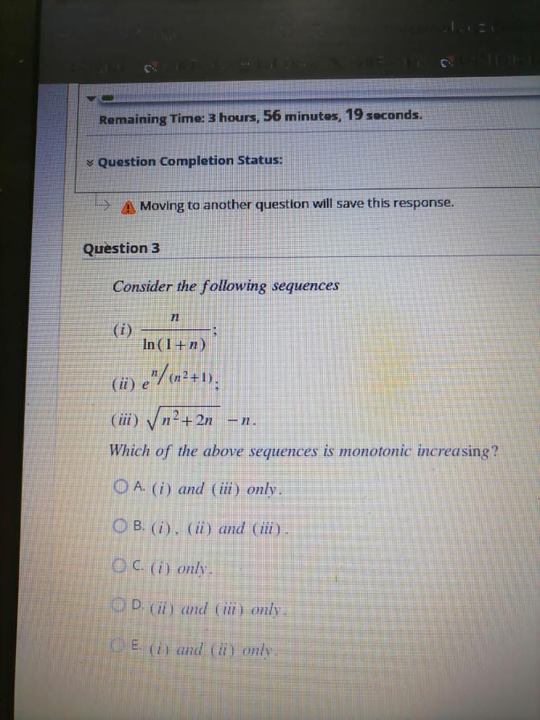 Solved Remaining Time: 3 hours, 56 minutes, 19 seconds. | Chegg.com