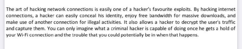 Solved The art of hacking network connections is easily one | Chegg.com