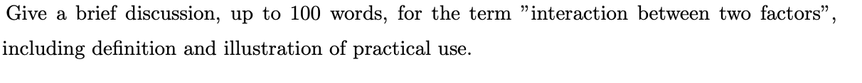 Solved Give a brief discussion, up to 100 words, for the | Chegg.com