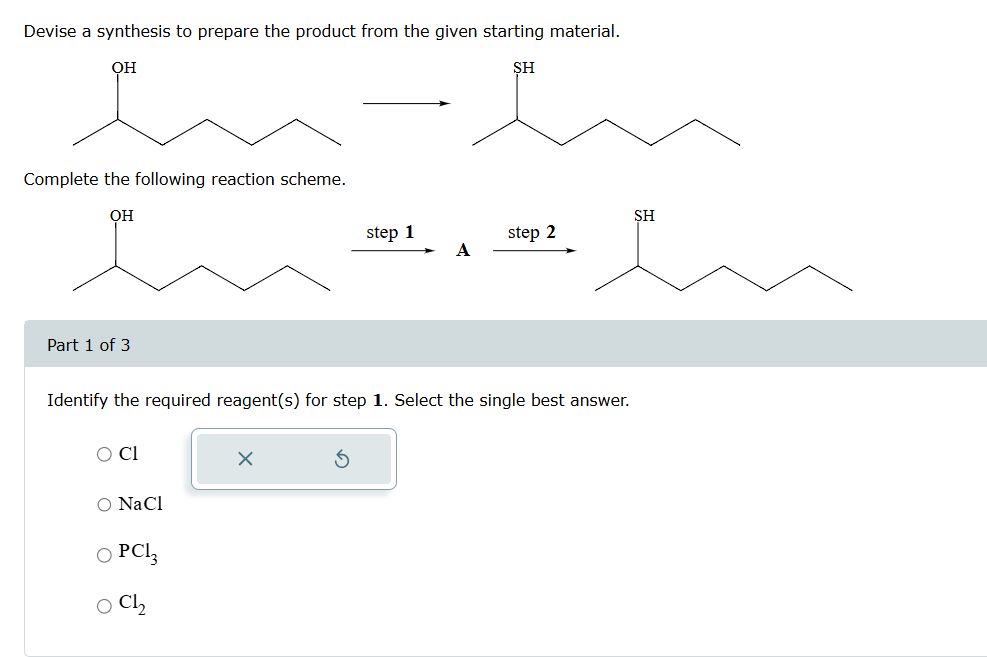 Solved Devise a synthesis to prepare the product from the | Chegg.com