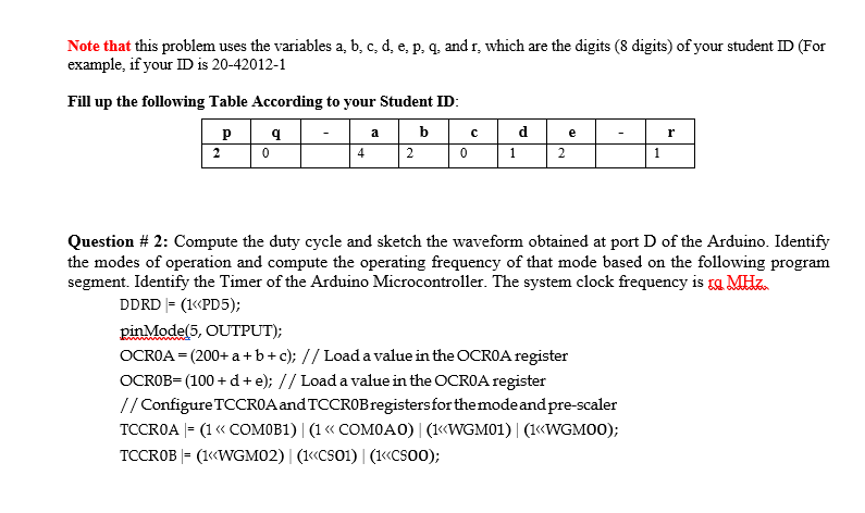 Solved Subject- ﻿Microprocessor Note that this problem uses | Chegg.com