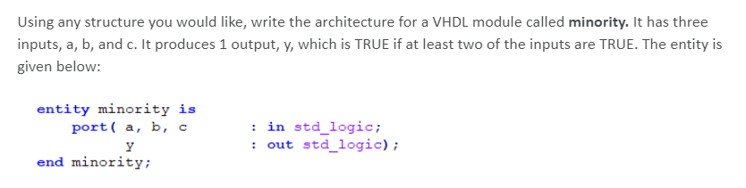Using any structure you would like, write the | Chegg.com