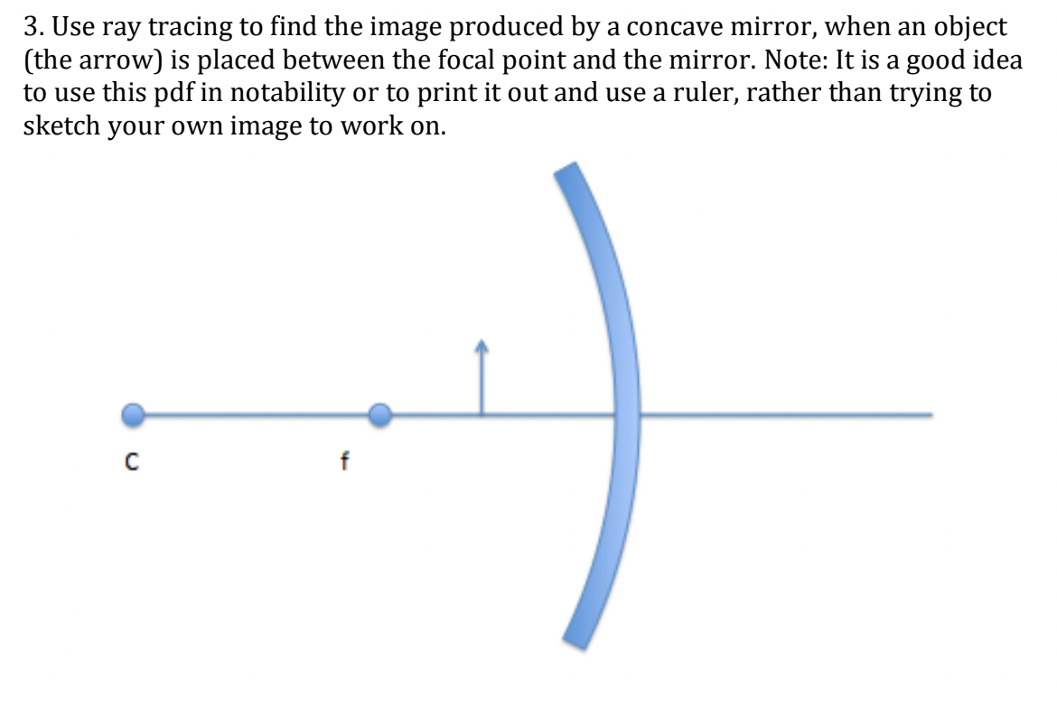 Solved 3. Use ray tracing to find the image produced by a | Chegg.com