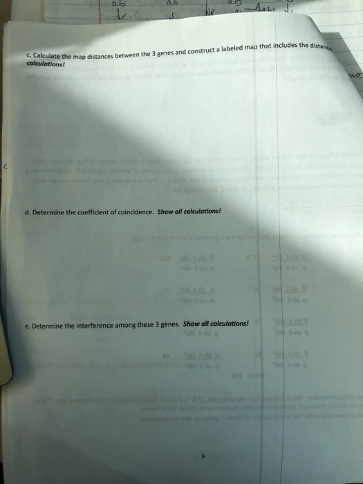 Solved 7 Raymond Popp studied linkage among genes for pink | Chegg.com