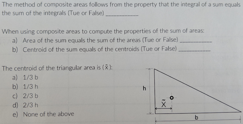 Solved The method of composite areas follows from the | Chegg.com