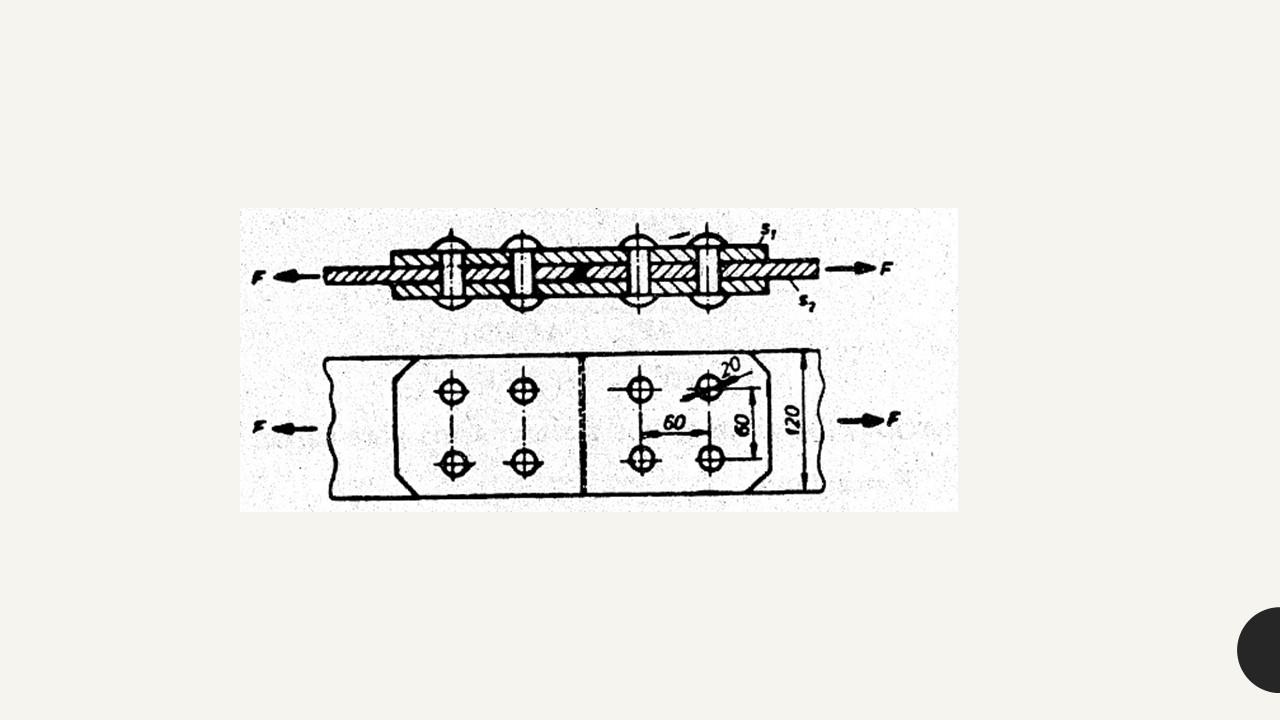 Solved In the rivet connection shown in the figure, sheet | Chegg.com
