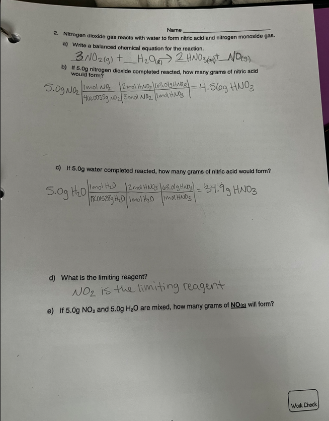 Solved Hi I need help on E, I dont understand how to set it | Chegg.com