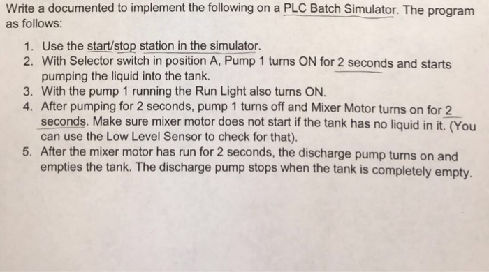 Solved Write a documented to implement the following on a | Chegg.com