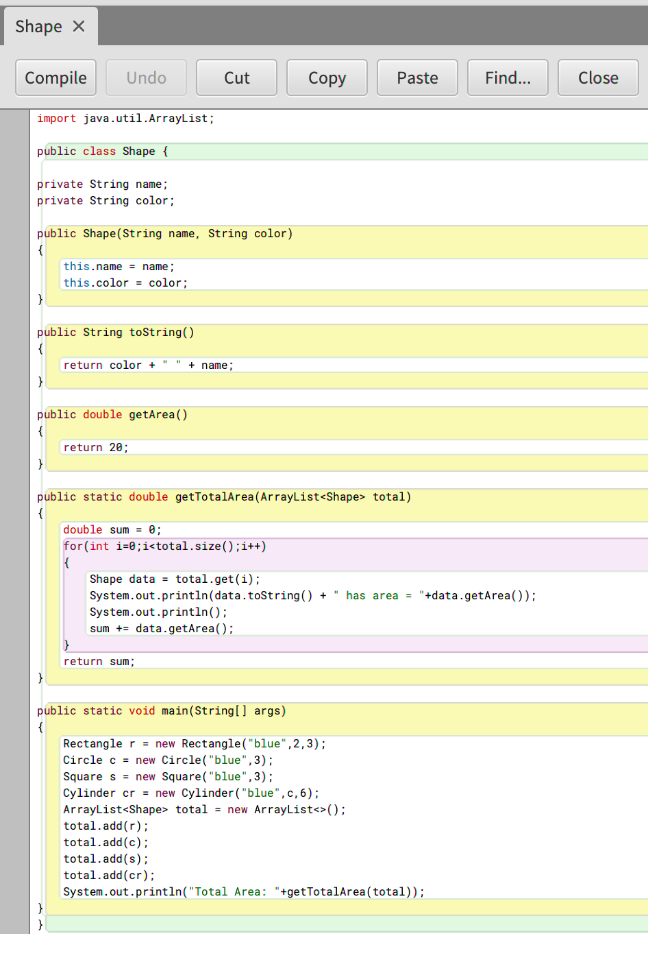 Solved Shape x Circle x Cylinder x Compile Undo Cut Copy | Chegg.com
