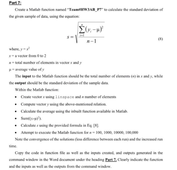 Solved Create a Matlab function named "Team#Hw3ABPT, to | Chegg.com