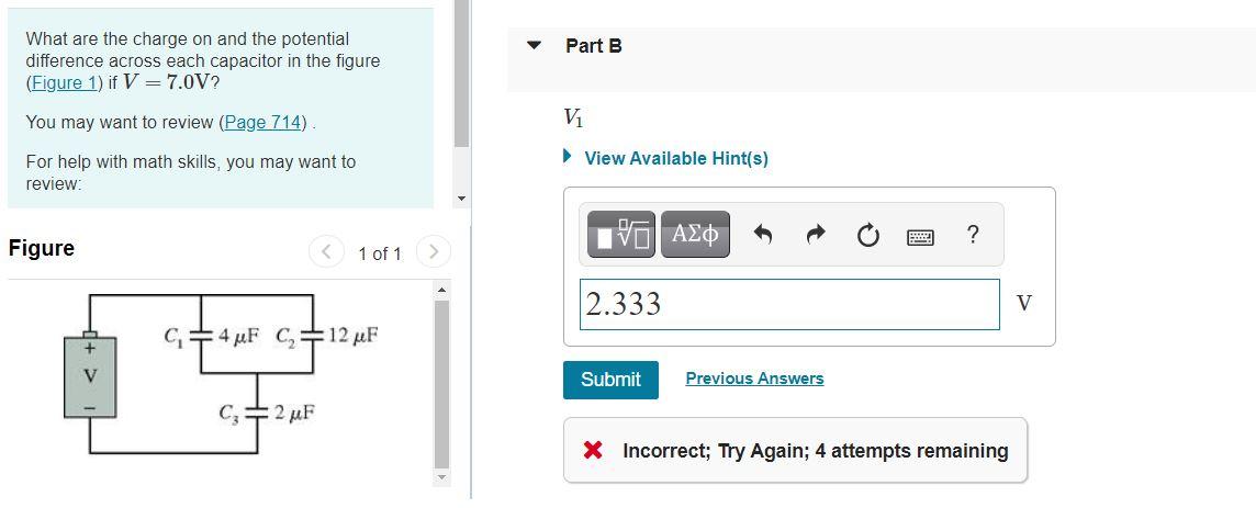 Solved M Review Constants Part A What are the charge on and | Chegg.com