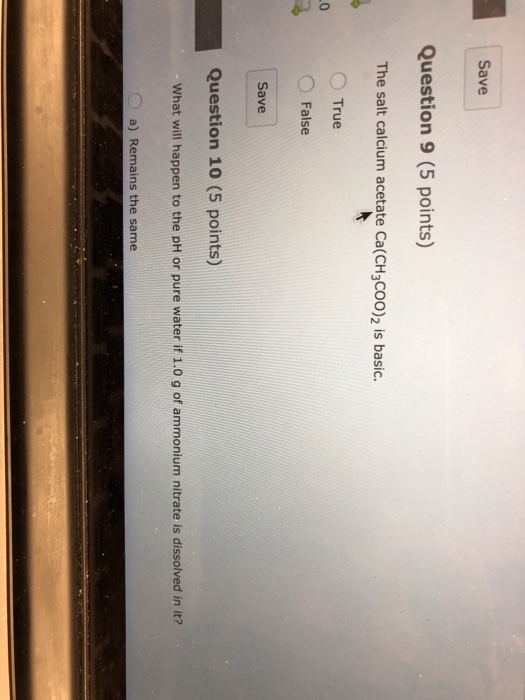 Solved Question 6 (5 points) The pH of an aqueous solution | Chegg.com Solved Question 6 (5 points) The pH of an aqueous solution | Chegg.com