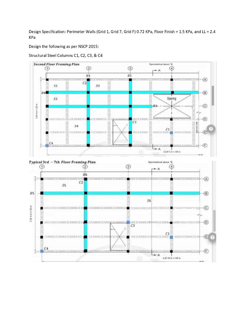 Solved Design Specification: Perimeter Walls (Grid 1, Grid | Chegg.com