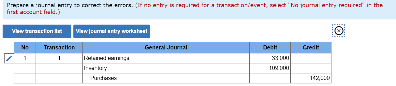 Solved Problem 9-16 (Algo) Inventory errors [LO9-7] The | Chegg.com