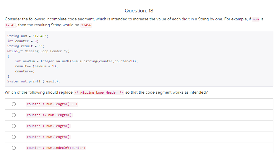 Solved Question: 2 What would the method call | Chegg.com